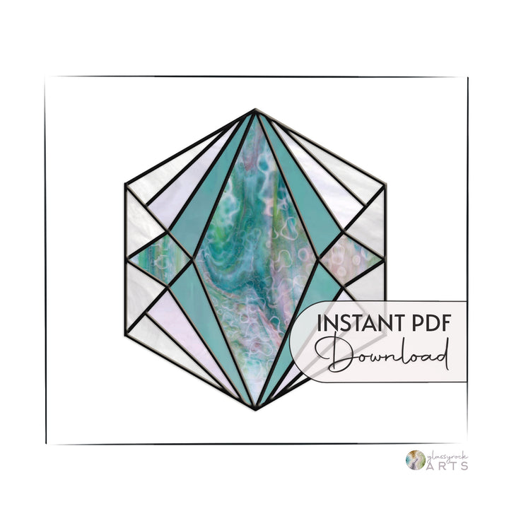 Beginner Stained Glass Patterns – GlassyRock Arts