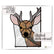 Young Buck Deer Stained Glass Pattern - GlassyRock Arts