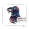 Crow with Gemstone Stained Glass Pattern – GlassyRock Arts