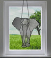 Elephant Stained Glass Pattern - GlassyRock Arts - GlassyRock Arts