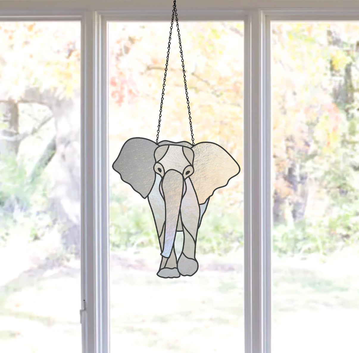 Elephant Stained Glass Pattern - GlassyRock Arts - GlassyRock Arts