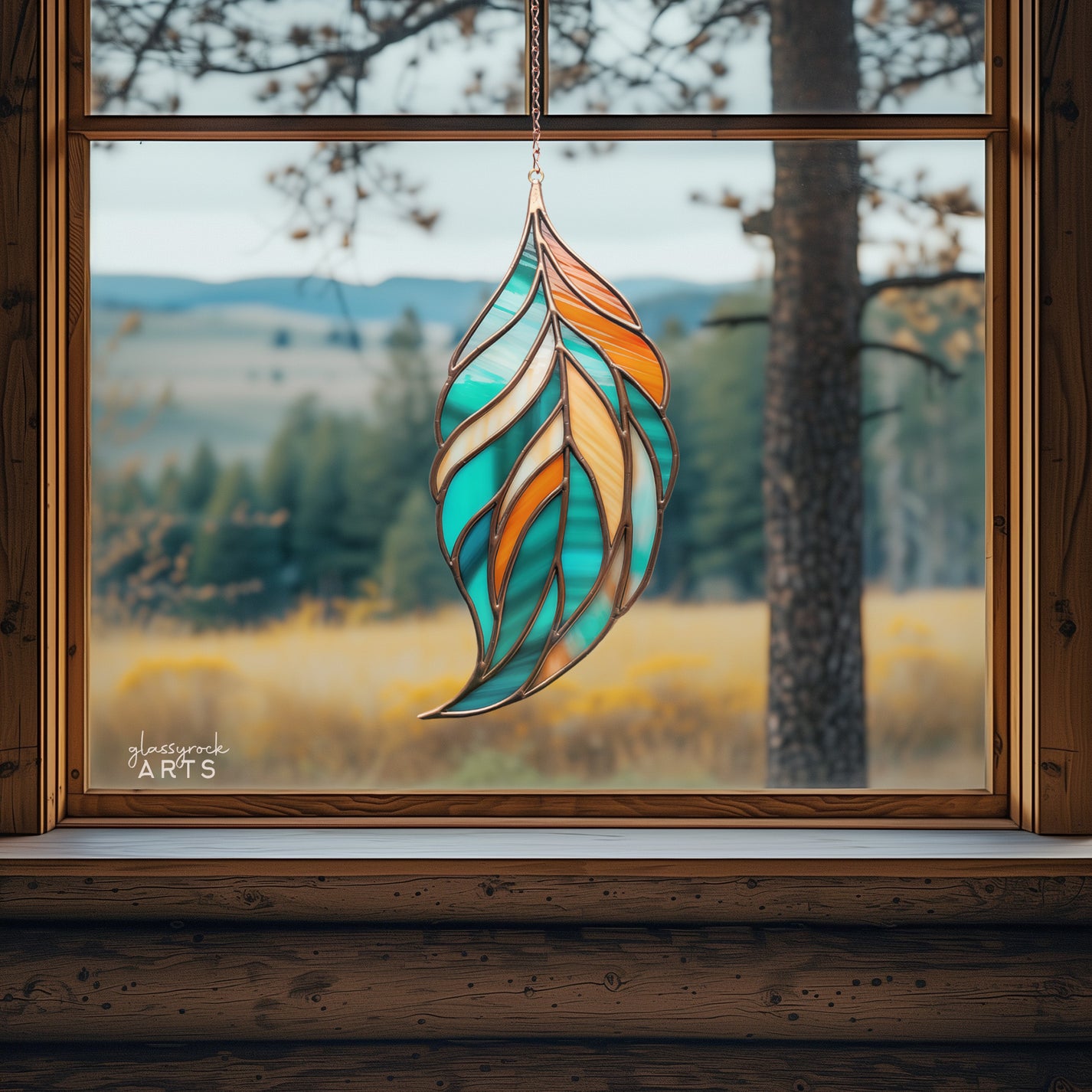 Folk Art Wildflower Stained Glass Pattern – GlassyRock Arts