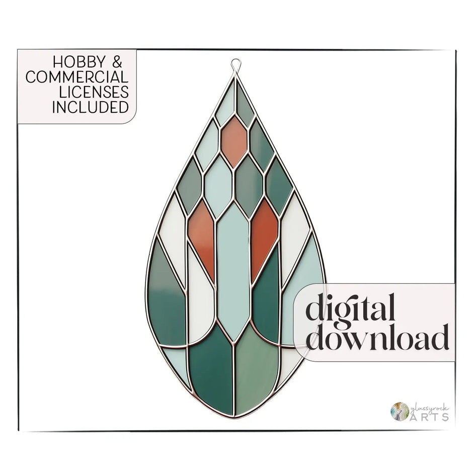 Easy Stained Glass Patterns for Beginners (Instant Download Templates ...