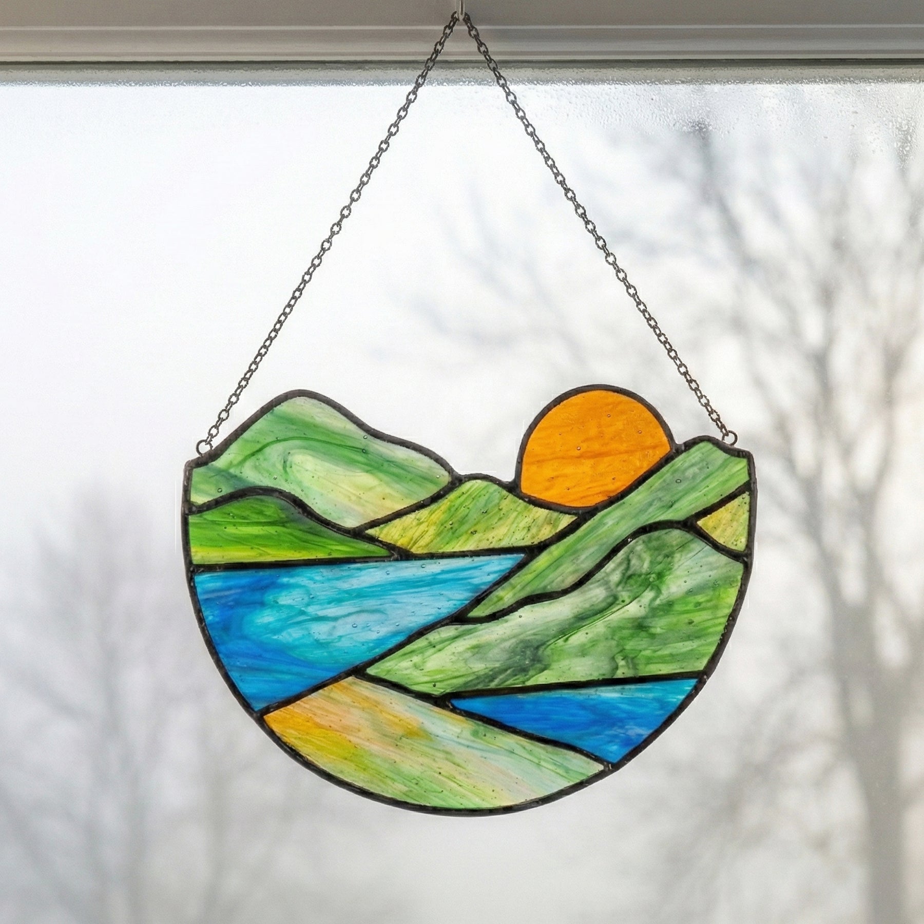 Stained Glass Landscape Patterns - Unique Designs for Stained Glass ...