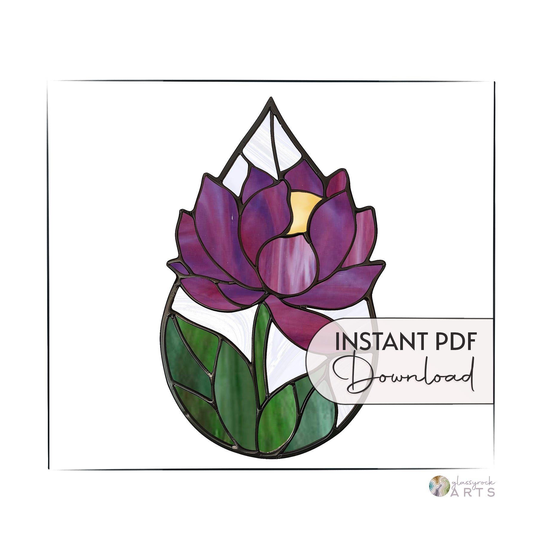 Unique Stained Glass Patterns - Beginner to Advanced – GlassyRock Arts