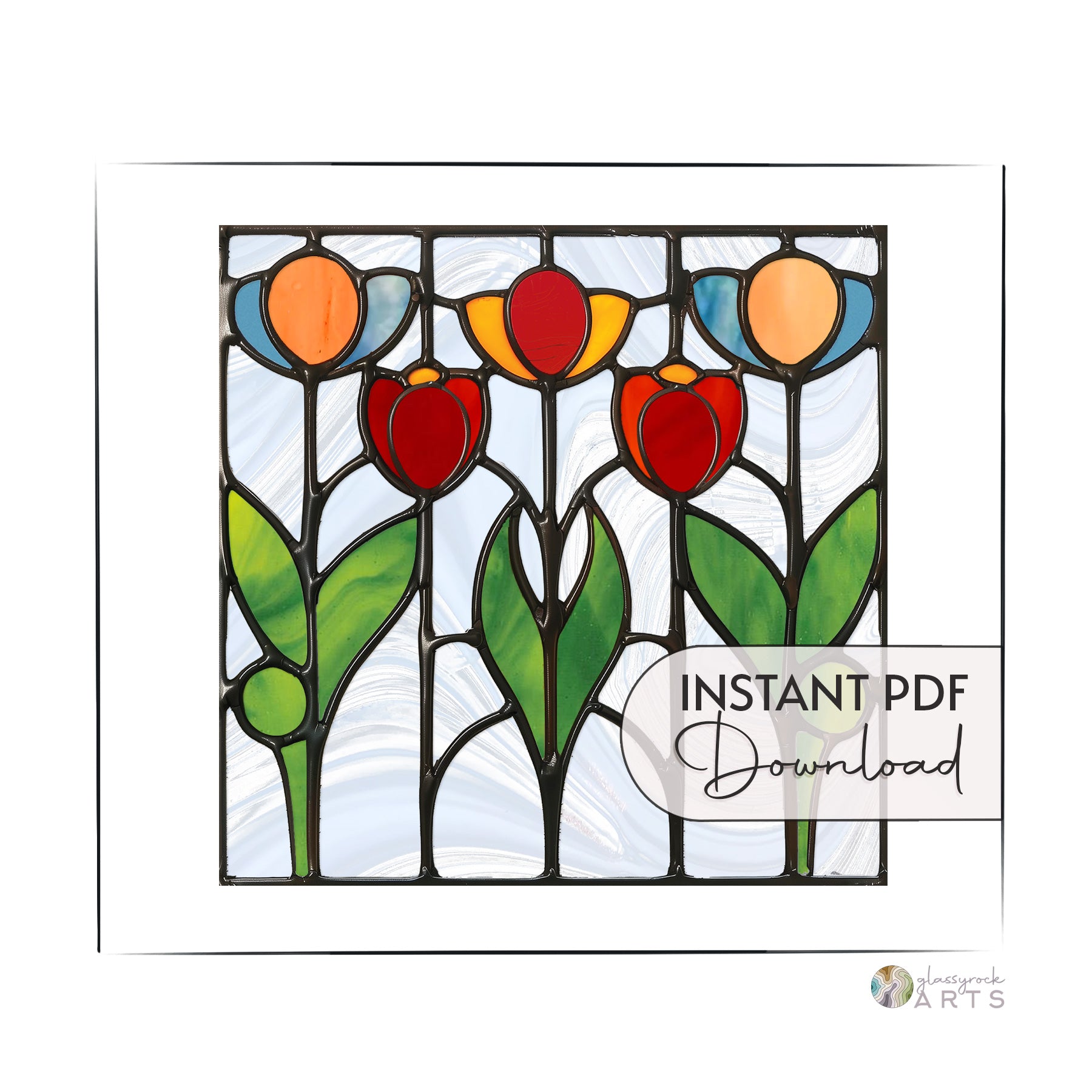 Unique Stained Glass Patterns - Beginner to Advanced – GlassyRock Arts