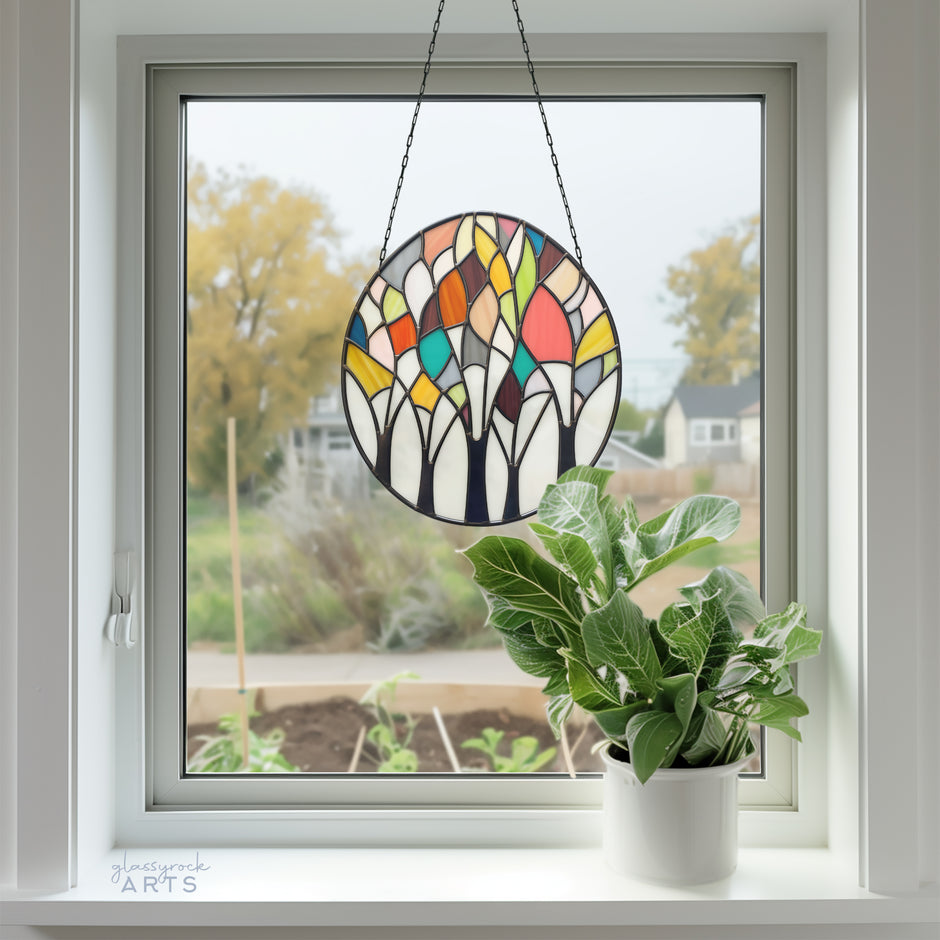 Stained Glass Landscape Patterns - Unique Designs for Stained Glass ...