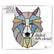Wolf Stained Glass Pattern - GlassyRock Arts